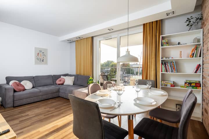 Apricot Apartment Mokotow | 3 Rooms&parking - ワルシャワ
