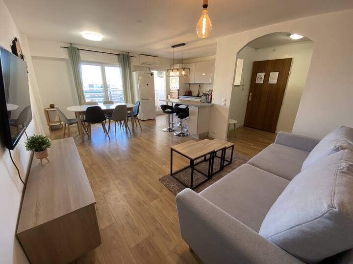 Z* Ga Bel Appartement Au Centre, Proche Mer - 卡涅