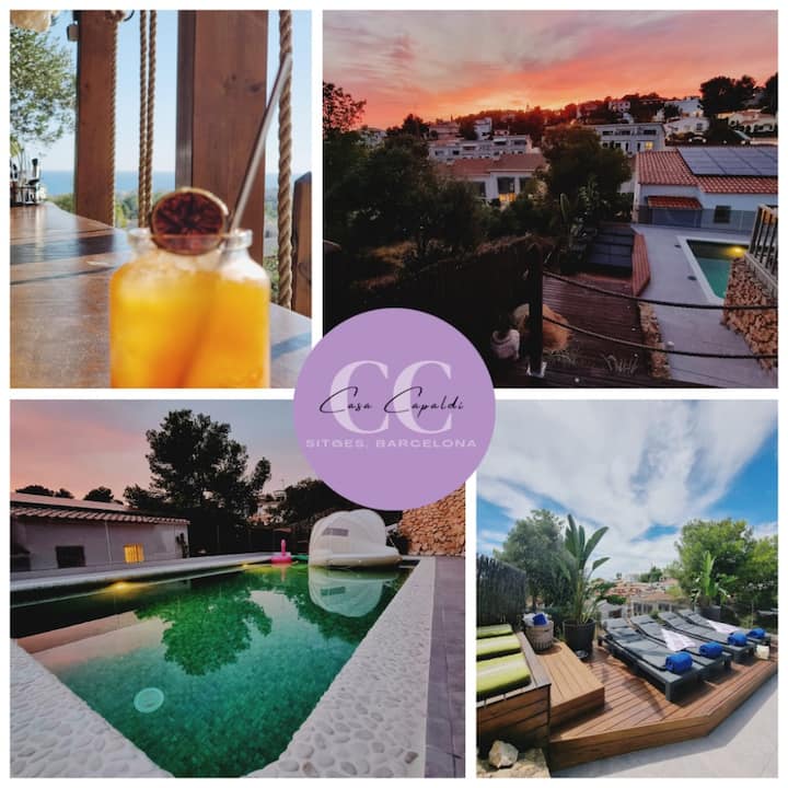 Sea View Luxury Detached Villa - Sitges