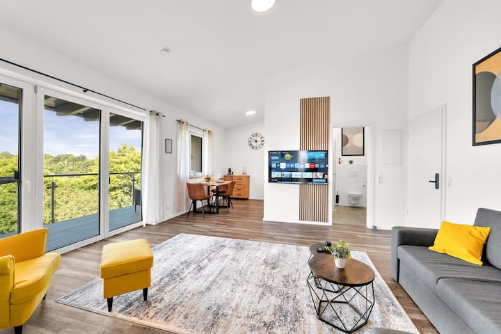 Inhome: Küche - Tv - Parken - Balkon -Schlossblick - Crailsheim