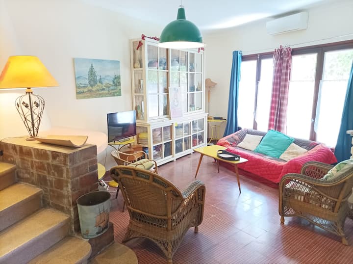 Maison Vintage 3 Chambres Au Calme - Clim - Wifi - Avignon
