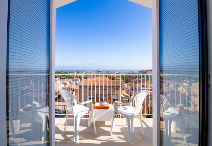 [Balcone Sul Mare] Wi-fi A/c - Porto San Giorgio