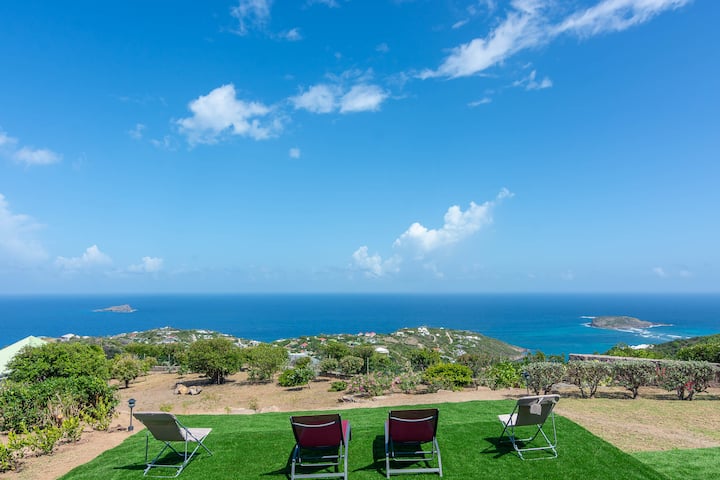 Superbe Villa Kawai 2c Vitet Vue - Saint Barthélemy