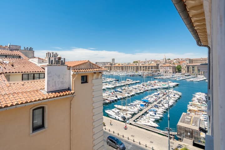 Appartement De Standing Avec Vue Sur Le Vieux Port - Marsella