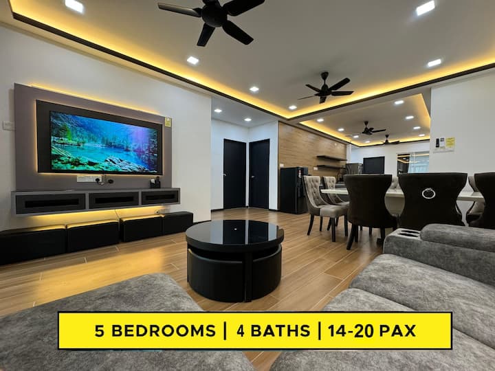 Penthouse@bukit Bintang 5br 14pax-20pax - Bukit Bintang