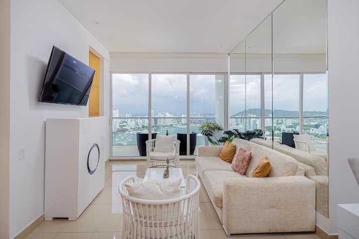 Luxury Apt,waterfront ,Wifi,pool At Cartagena H2 - Cartagena