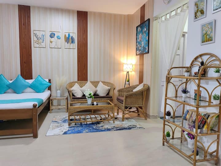 2bhk Candolim Pvt Villa Beach 450mtr Wifi Backup - Goa