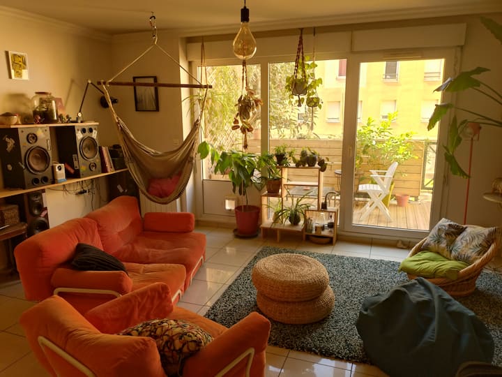 Grand Appartement Avec Jardin - Lyon
