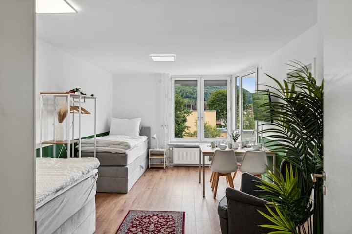 Geschäftsreisetraum 3sz 5p | Balkon, Waschtrockner - Aalen