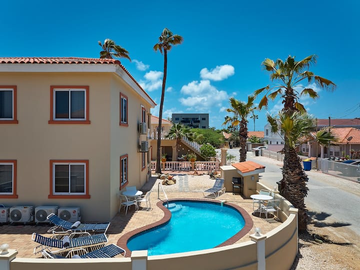 3 Bedroom Apartment Rooi Santo With Pool! - Aruba