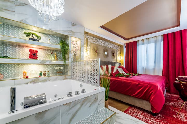 Le Rubis - Love Room Romantique - Juvisy-sur-Orge