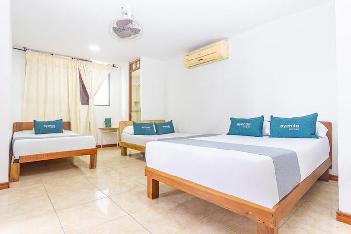 Espaciosa Habitación Ideal Para 4 Personas - Neiva