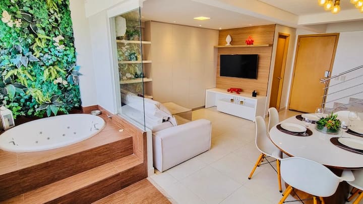 Apto Duplex C/ Ofurô
Vista ÚNica - Goiânia