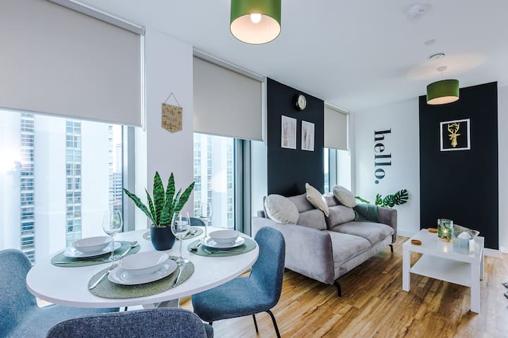 Luxurious 2bed In Media City, Amazing Views - Salford