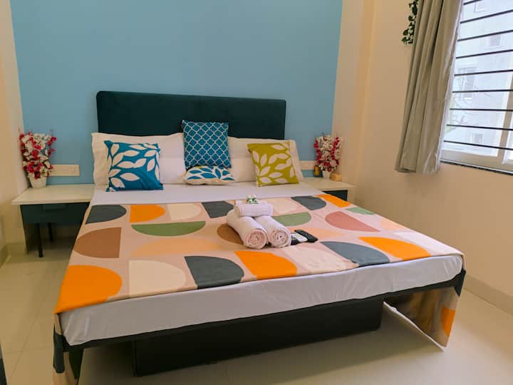 Orraica | Entire 1rk | Balcony | Washing Machine - 印多爾