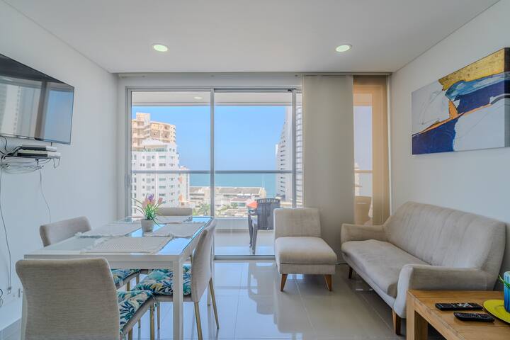 P8 Apartamento Frente A La Playa Cmc - Cartagena