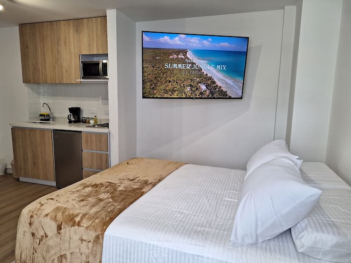2 Independent Studio Bedrooms In Laureles With A/c - Itagüí