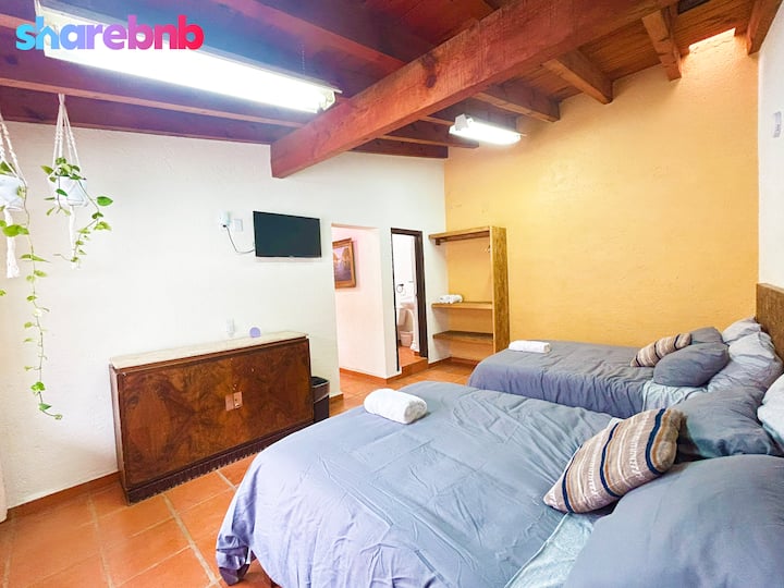 Sharebnb Valle, Nuevo, Café, Lavadora, Arte - Valle de Bravo
