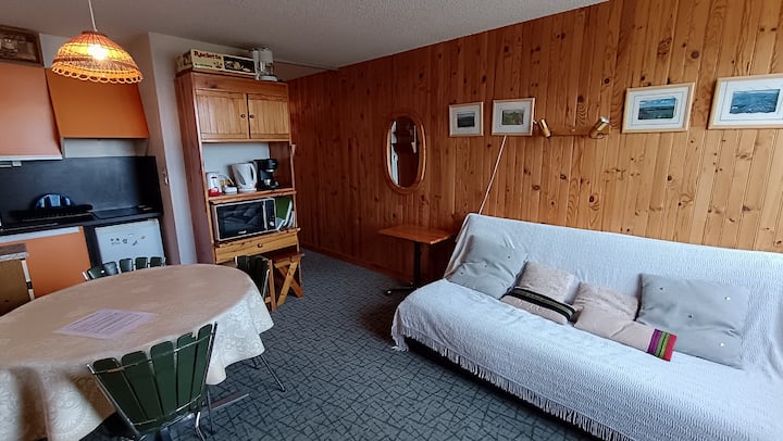Chaleureux Studio-cabine En Plein Centre Pour 4 - Chambon-sur-Lac