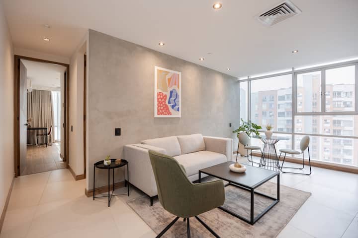 Premium 1br Apt With Jacuzzi & A/c In El Poblado - Medellín