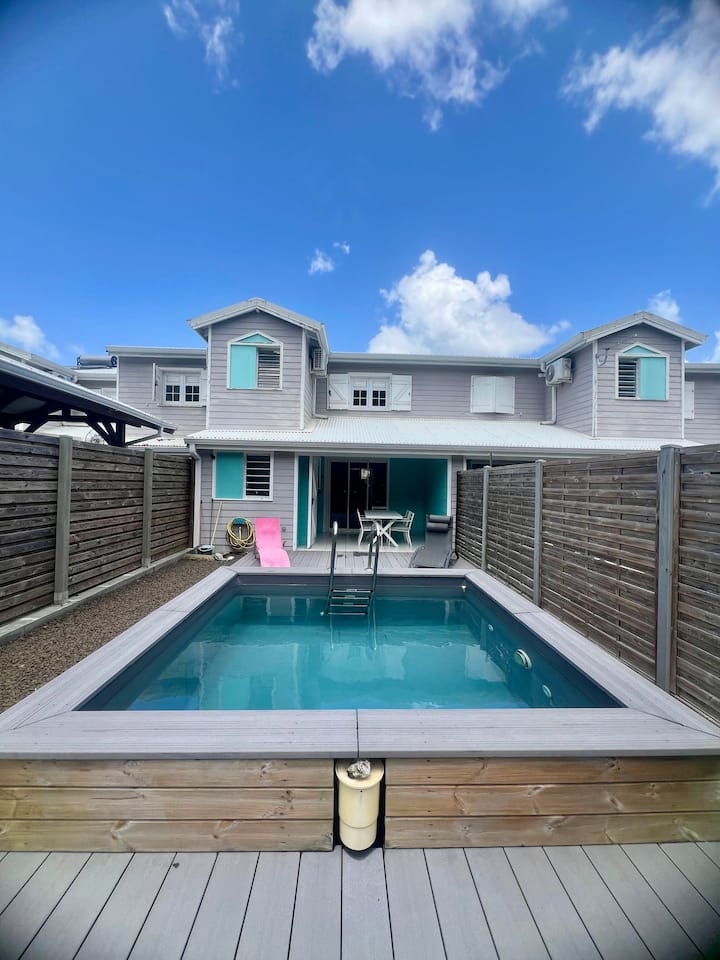 Villa Mj Caraïbes Avec Piscine - Martinique