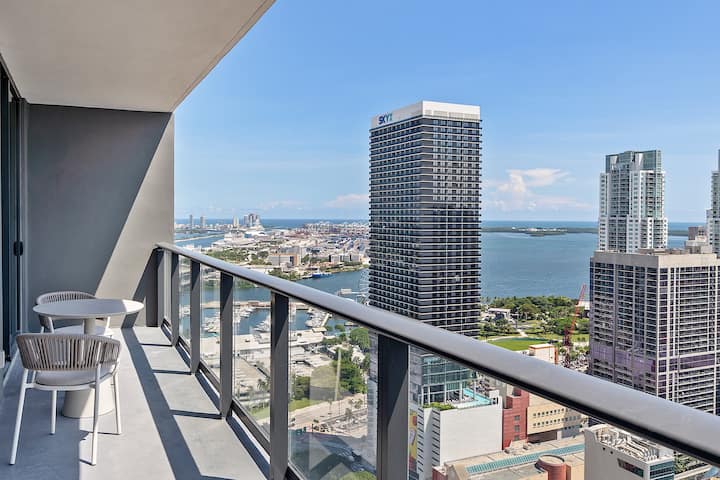 Luxury Corner 2bd•city & Bay Views•amazing Sunsets - Miami