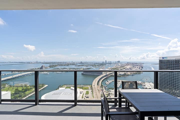 Stylish 3bd Penthouse Waterviews New Building - Miami