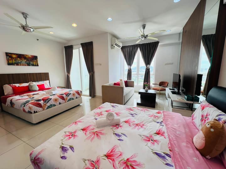 Mansion One|4pax Studio|mountain View | Gleneagles - Insel Penang