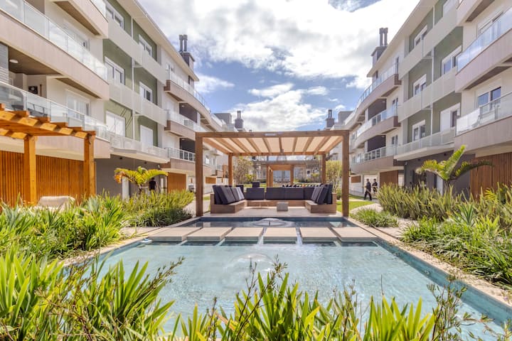 Apto Decorado 3 Dormitórios No Condomínio Sunclub - Florianópolis