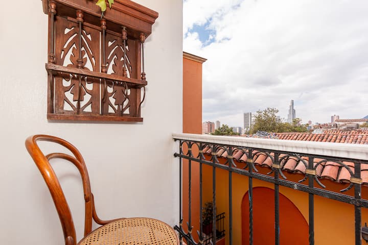 Retreat Fireplace & 360° View Bogotá Candelaria - Bogotá