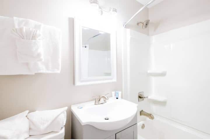 300 Tenth Two Bed Suite Kitchen & Balcony - Myrtle Beach, SC
