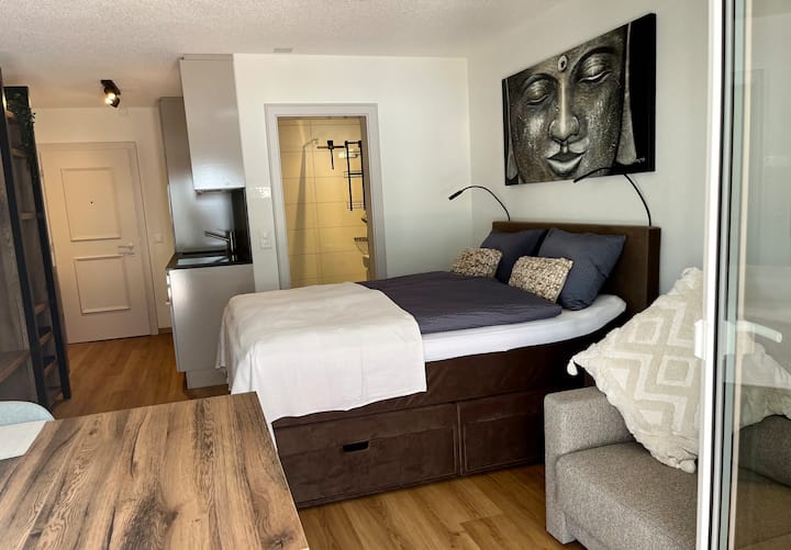 Studio 05 Mit Terrasse & Spa, Haus Iris B - Leukerbad