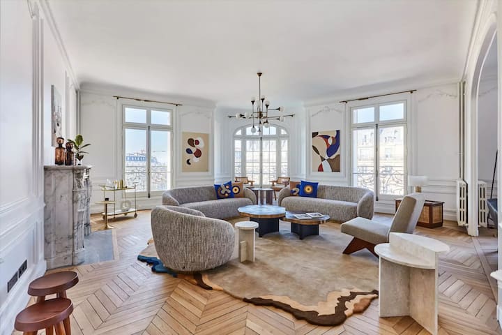 Luxueux Appartement Familial 5 Bd, Parc Monceau - Paris