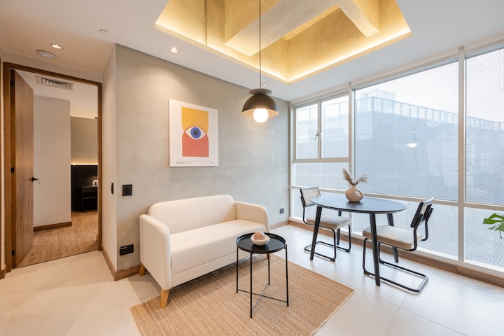 Modern Design 527sqft Apt ~Jacuzzi & Ac El Poblado - Medellín