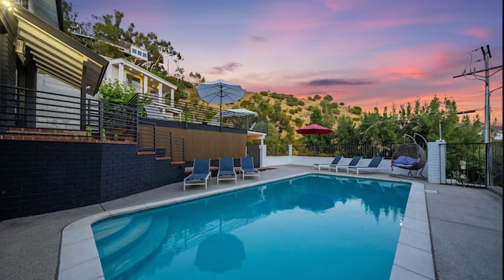 New Home View Pool Lux Private Hottub Sunset Plaza - Beverly Hills, CA