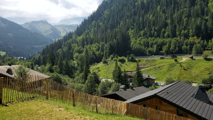 Appartement 6 Personnes Avec  Jardin - Chevreuils - Châtel