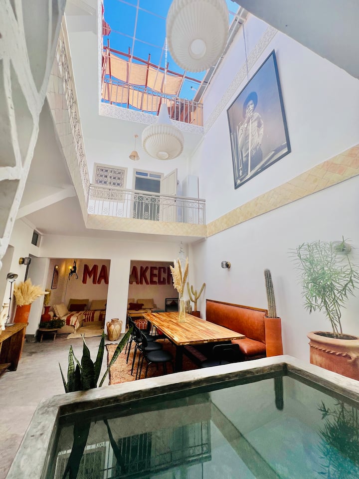 Riad Cosy Et Lumineux En Plein Centre 150m2 - Marrakesh