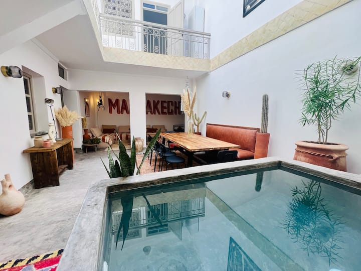 Riad *Coup De Cœur * En Plein Centre 150m2 - Marrakech