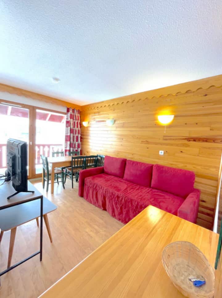 Appart 4 - 6 P Avec Magnifique Vue Montagne - Saint-François-Longchamp