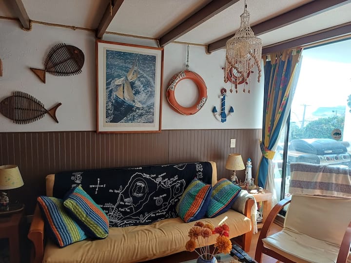 Lindo Departamento Frente Al Mar - El Quisco