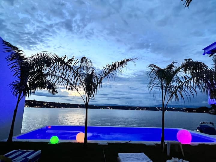 Casa Mediterránea, Lujo Y Confort Junto Al Lago. - Tequesquitengo