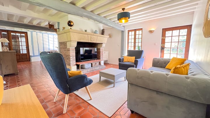 Belle Maison Normande 8pers Avec Piscine Au Calme - Bernay