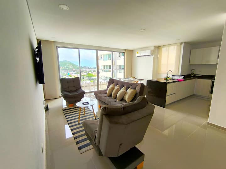 Dúplex 4 Alcobas Pasos Mar Y 1000m De Ciudad Antig - Cartagena de Indias