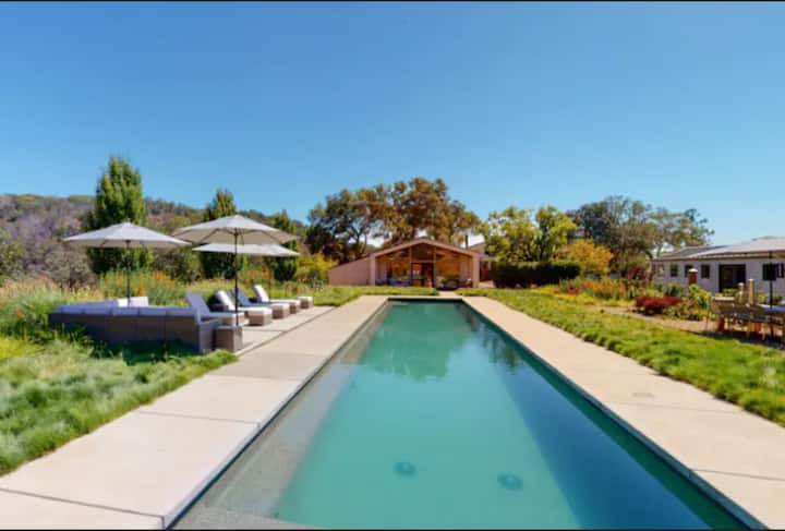 Stunning Sonoma Wine Country Studio W/60' Lap Pool - Glen Ellen, CA