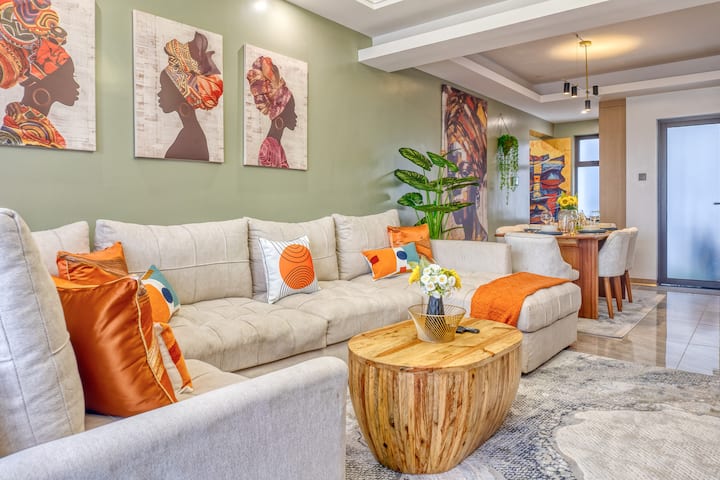 5* Elegant African Home /85'tv/king Bed &Queen Bed - Kenya