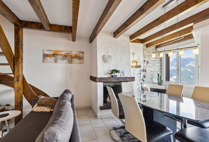 Beau Duplex à 2min Du Télécabine - Verbier