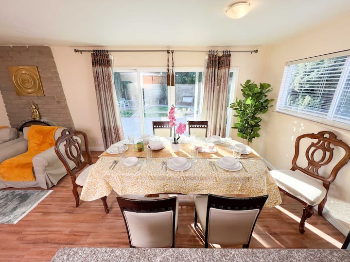Spacious 5br Family Home | Backyard + Quiet Area - San Jose, CA