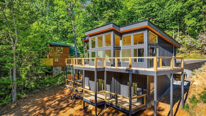 Perfect Fall Escape-new Modern Cabin In The Woods! - Gatlinburg