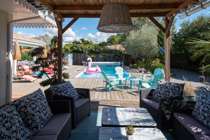 Bienvenue Villa  La Caraïbe Au  Bassin D'arcachon - Lège-Cap-Ferret