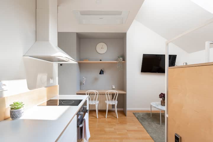 Cozy Attic Apartment Next To Wenceslas Square - Praga